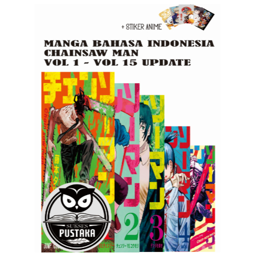 [INDONESIA] Komik CHAINSAW MAN FULL 15 VOLUMES - MANGA CHENSO MAN ...