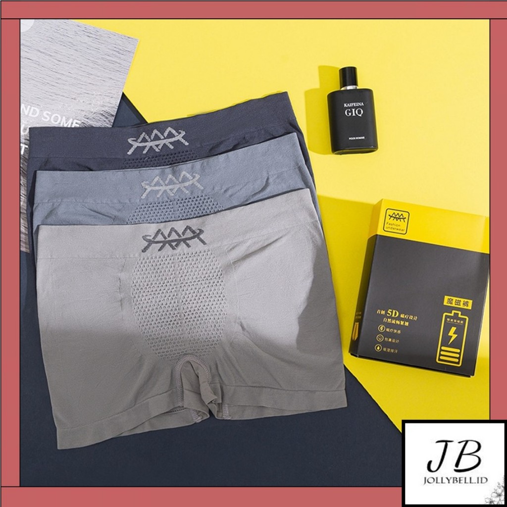 •Jollybell.id•BX355KTK Men's Boxer Briefs Contents 3 Pcs per Box Men's ...