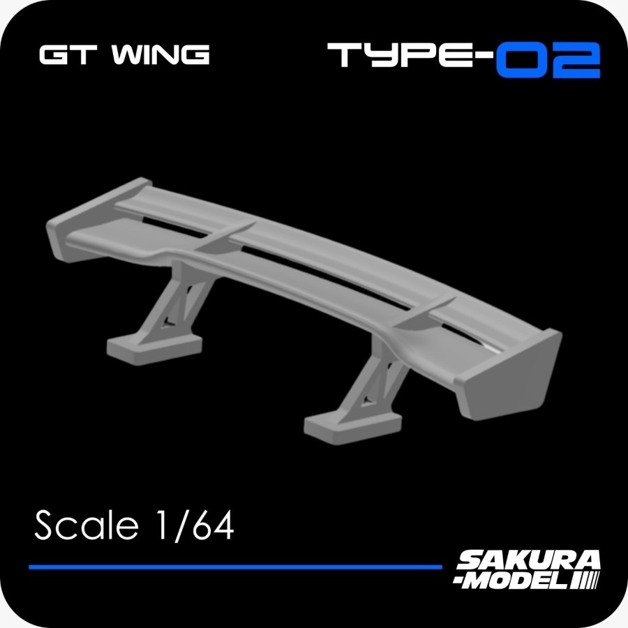 Sakura Model SPOILER/WING VOLTEX Acc Diecast BONUS DECAL VOLTEX ...