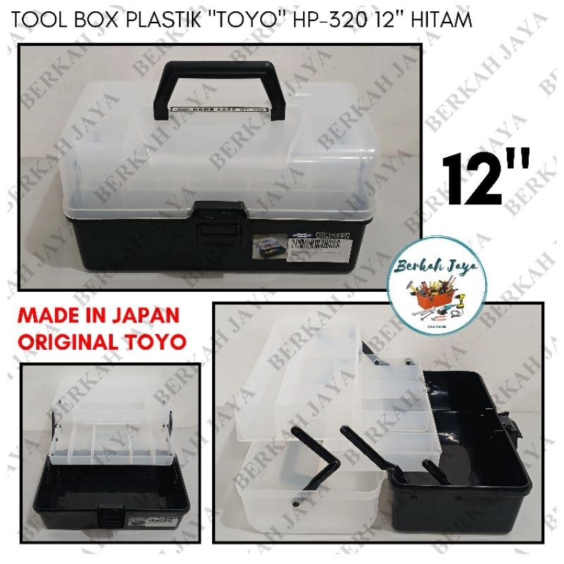 Plastic TOOL BOX/TOOL BOX TOYO 100% ORI HP-320 Home Case Toolbox 12 ...