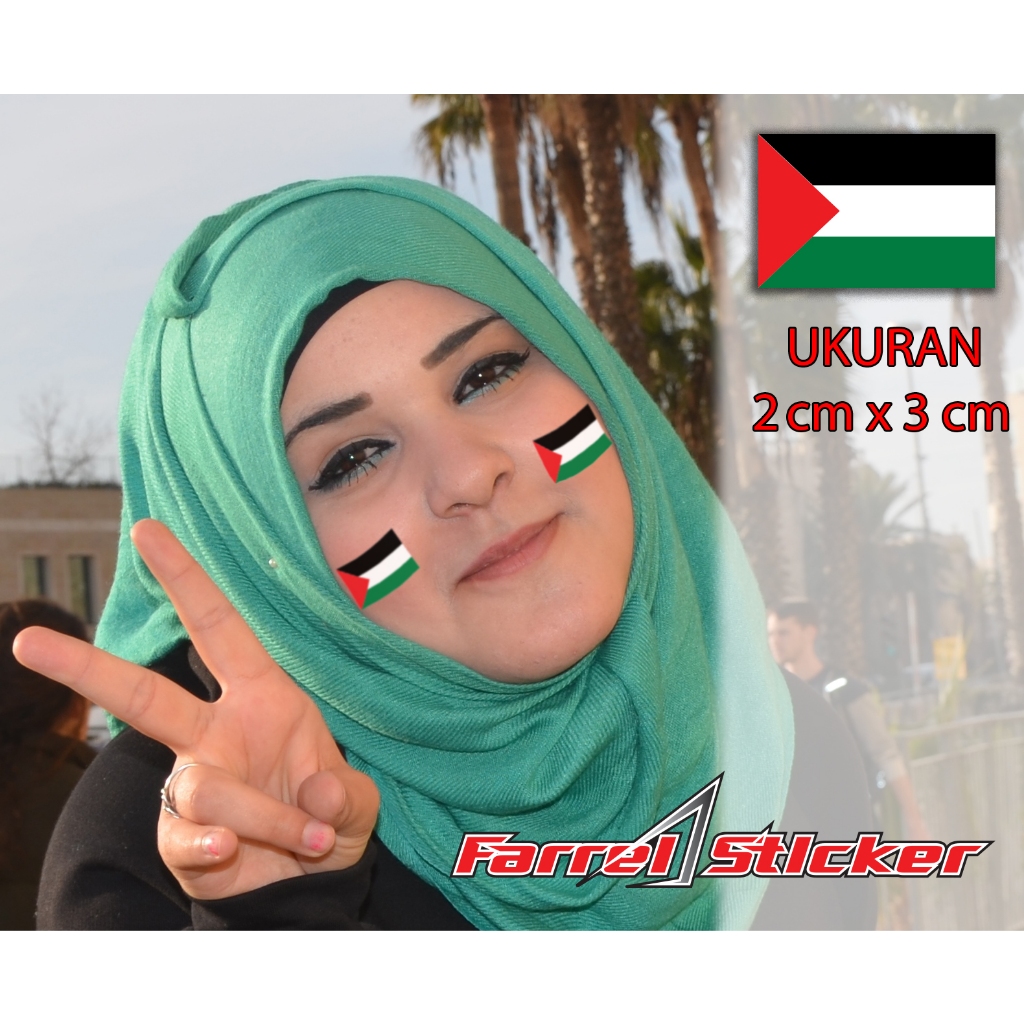 Palestine Flag sticker Cheek sticker Palestine sticker | Shopee Singapore