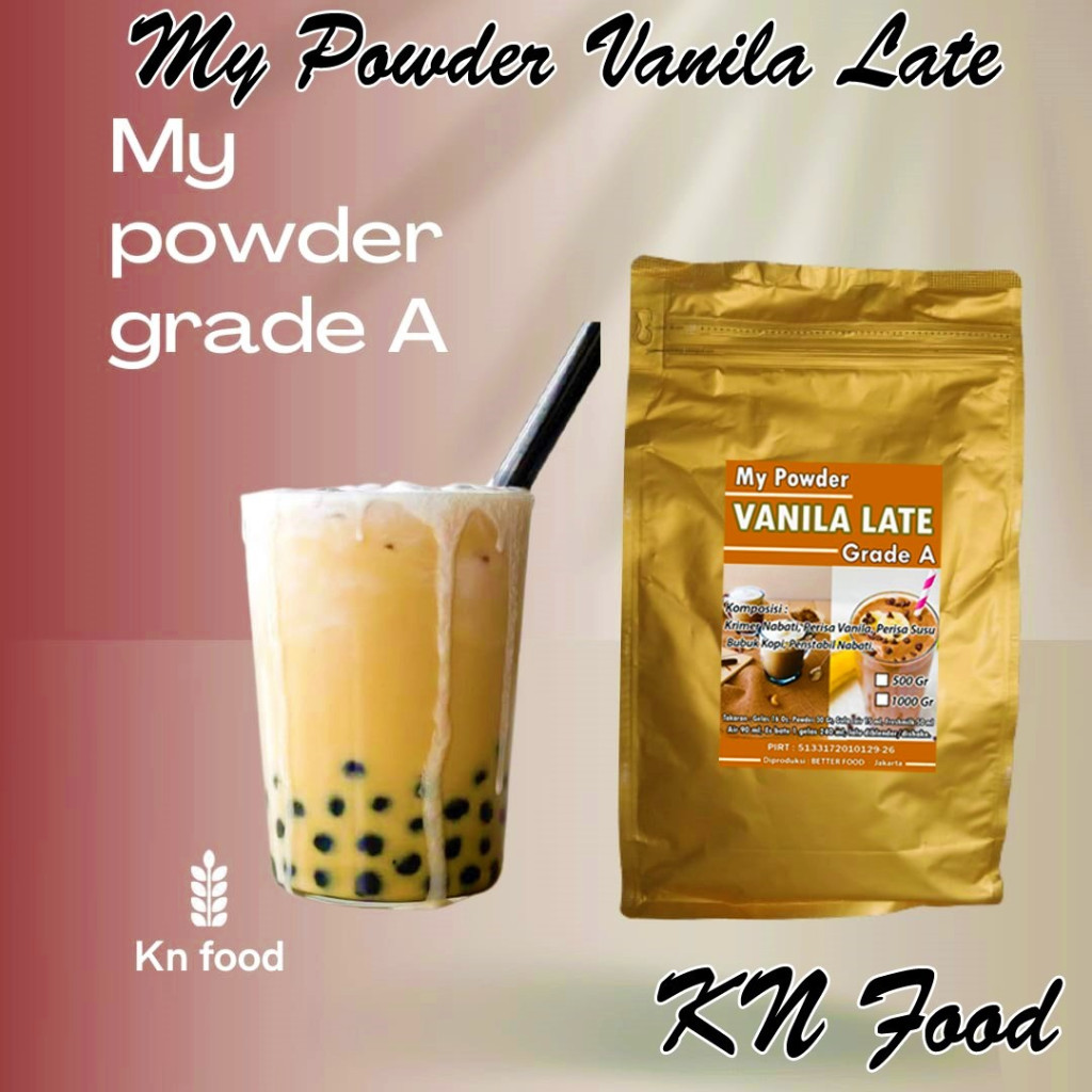 Drink Powder Grade A Vanilla Lattee Flavor 1kg/My Powder Vanilla Late ...