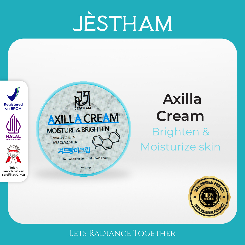 Jestham Axilla Cream Brightening (Armarm & Crease Cream) | Shopee Singapore