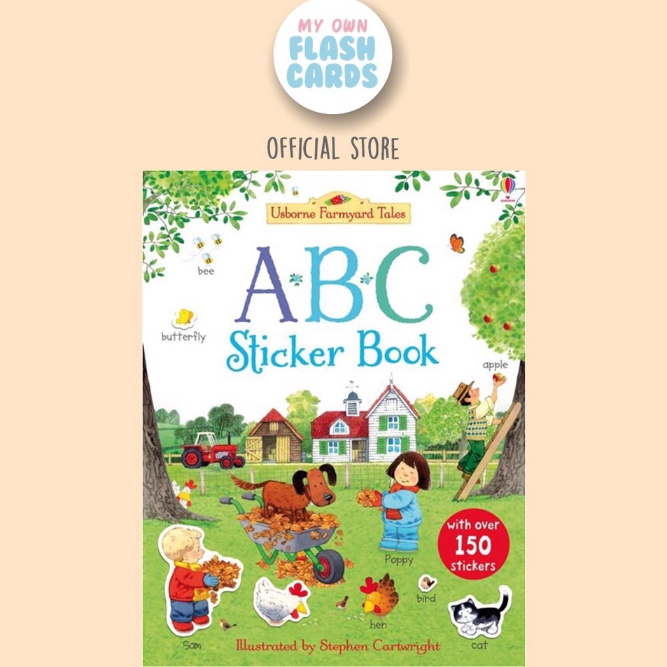 Usborne ABCD Sticker Book for Sale - Alphabet Imported Book Letters ...