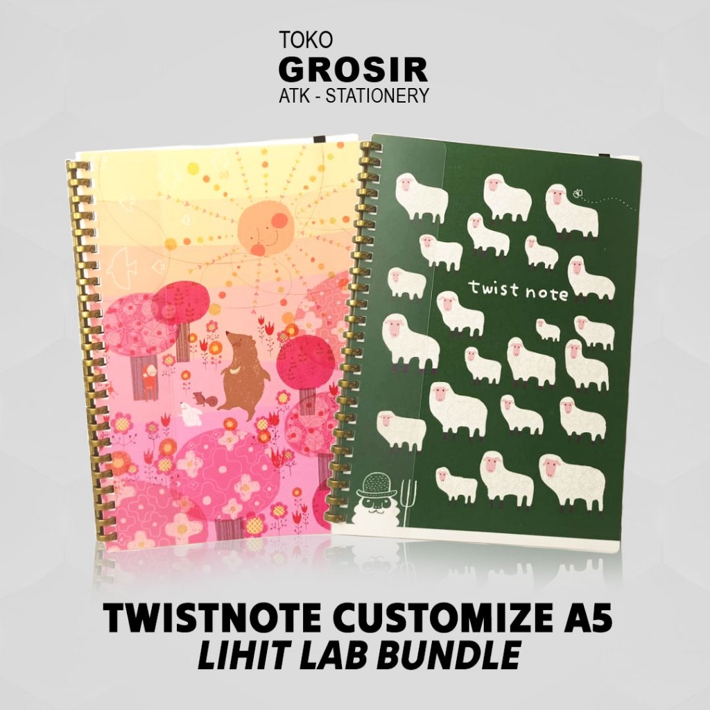 Twistnote CUSTOMIZE A5 LIHIT LAB BUNDLE/ LIHIT LAB BINDER/ LIHIT LAB ...