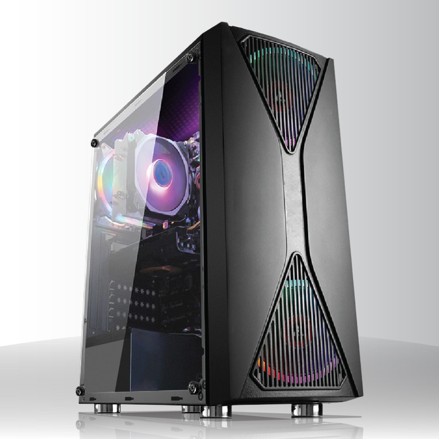 Infinity Elysium V2 ATX Case PC Gaming + 3 RGB Fans | Shopee Singapore