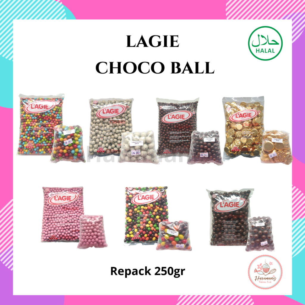 Lagie Chocolate Ball Golden City Choco Ball Topping Repack 250gr ...