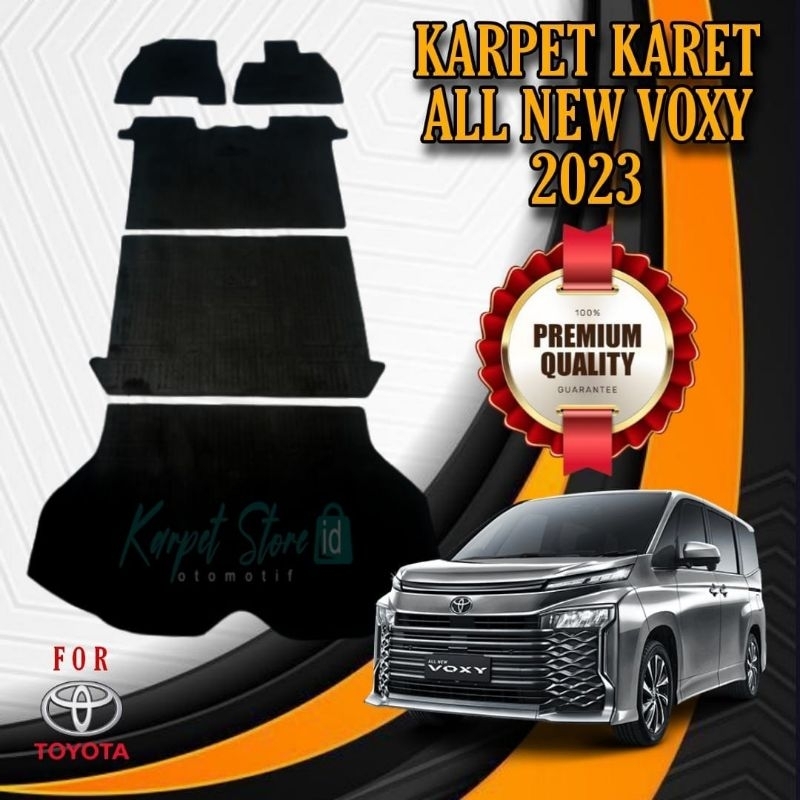 VOXY CAR CARPET 2022 2024 FULL SET LOGO RUBBER LUGGAGE (SBY) | Shopee Singapore