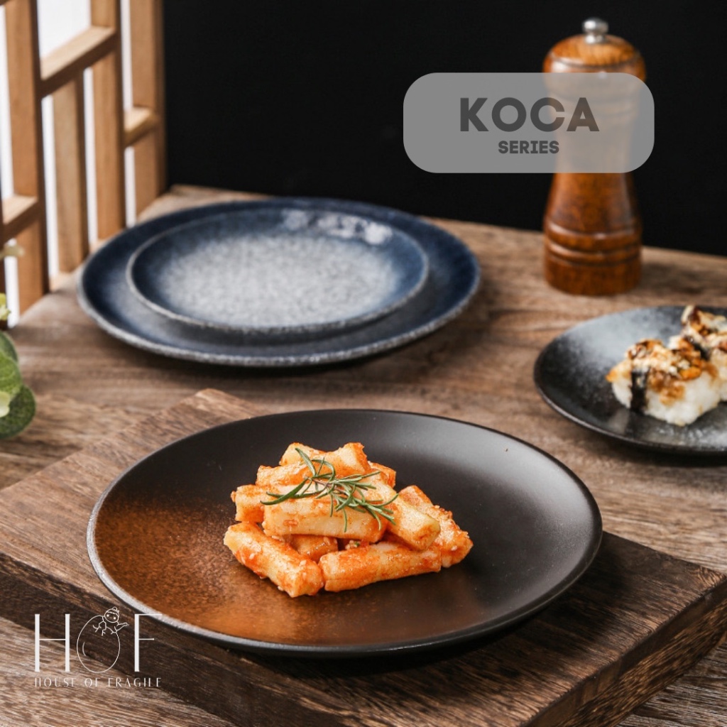 [HOF] Koca Japanese Ceramic Plate | Plating Cafe Restaurant Aesthetic ...