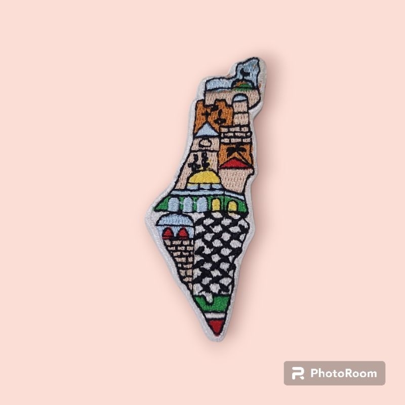 Iron patch Map of Palestine Map | Shopee Singapore