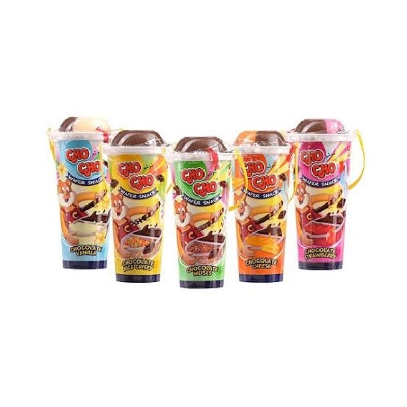 Cho CHO WAFER SNACK STROBERY | Vanilla | Crispy | Meises | Cheese 40g ...
