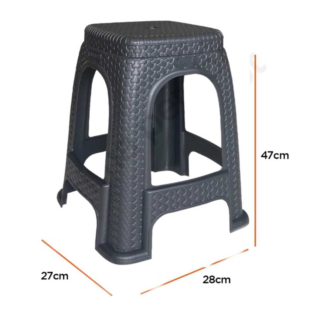 Meatball Chair // Woven Rattan motif Plastic Chair // Rattan Plastic ...