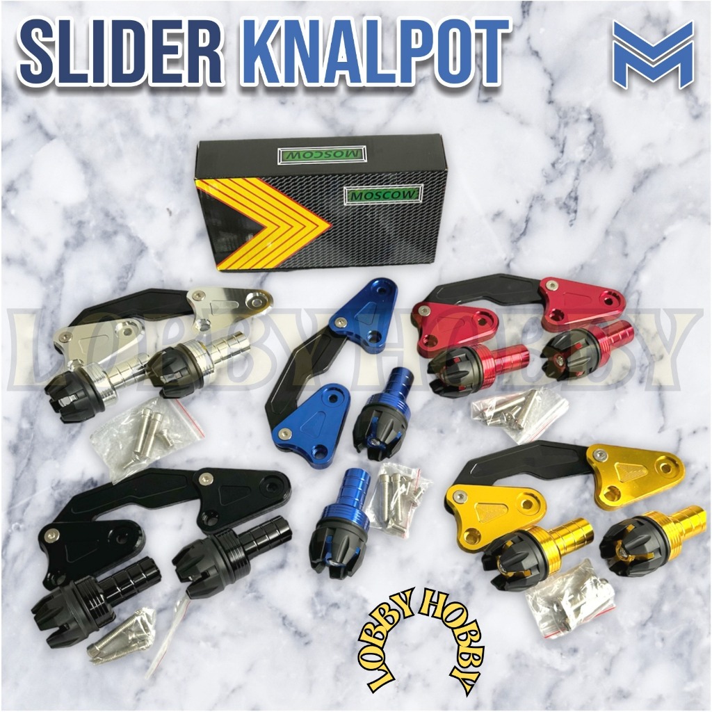 FULL CNC NMAX AEROX LEXI EXHAUST SLIDER FRAME MOSCOW SLIDER EXHAUST ...