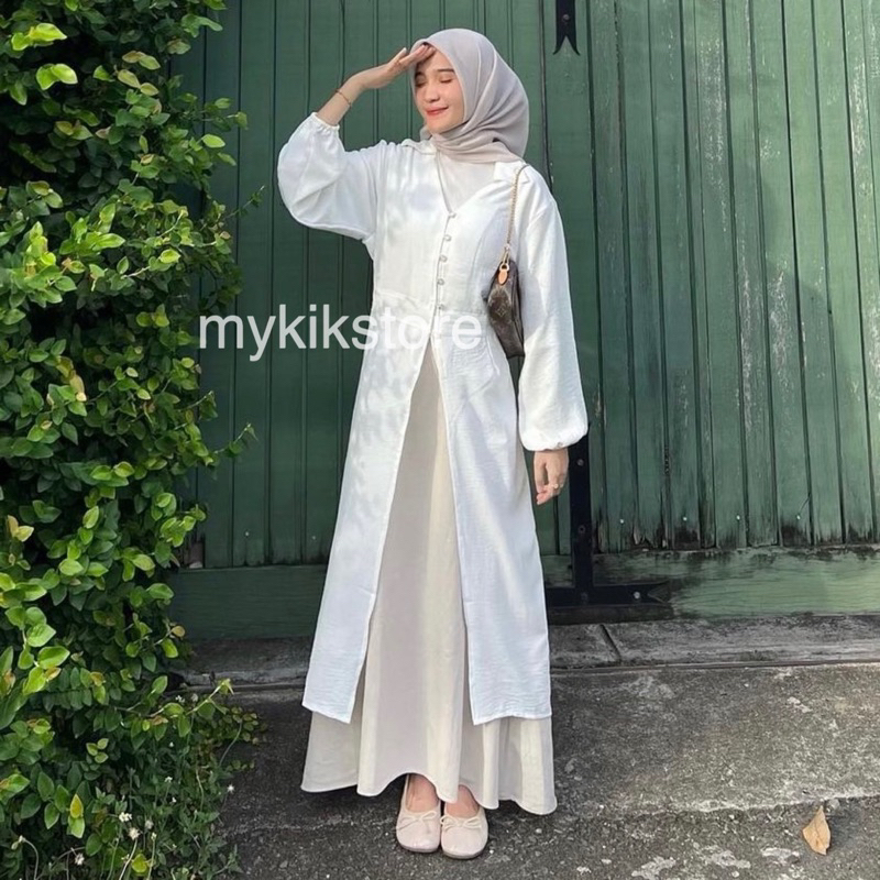 Rhea OUTER by Megastorestore - OUTER Tunic - Eid OUTFIT - BAISC Tunic ...