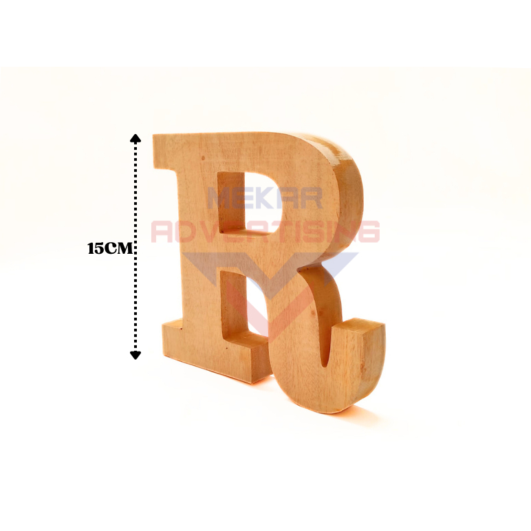 KAYU 15cm High Wooden Letters | Custom Wooden Letters | Wooden Alphabet ...