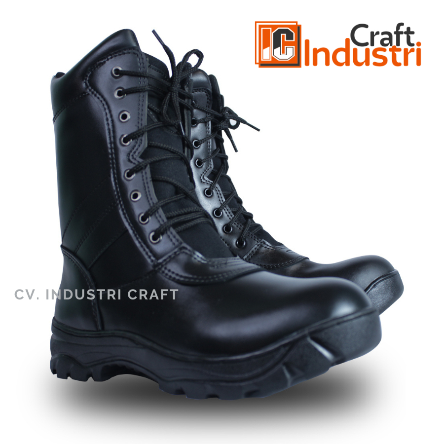 Pdl MOXXER Shoes TNI AD Polri Security Security Guard & Zipper Work ...