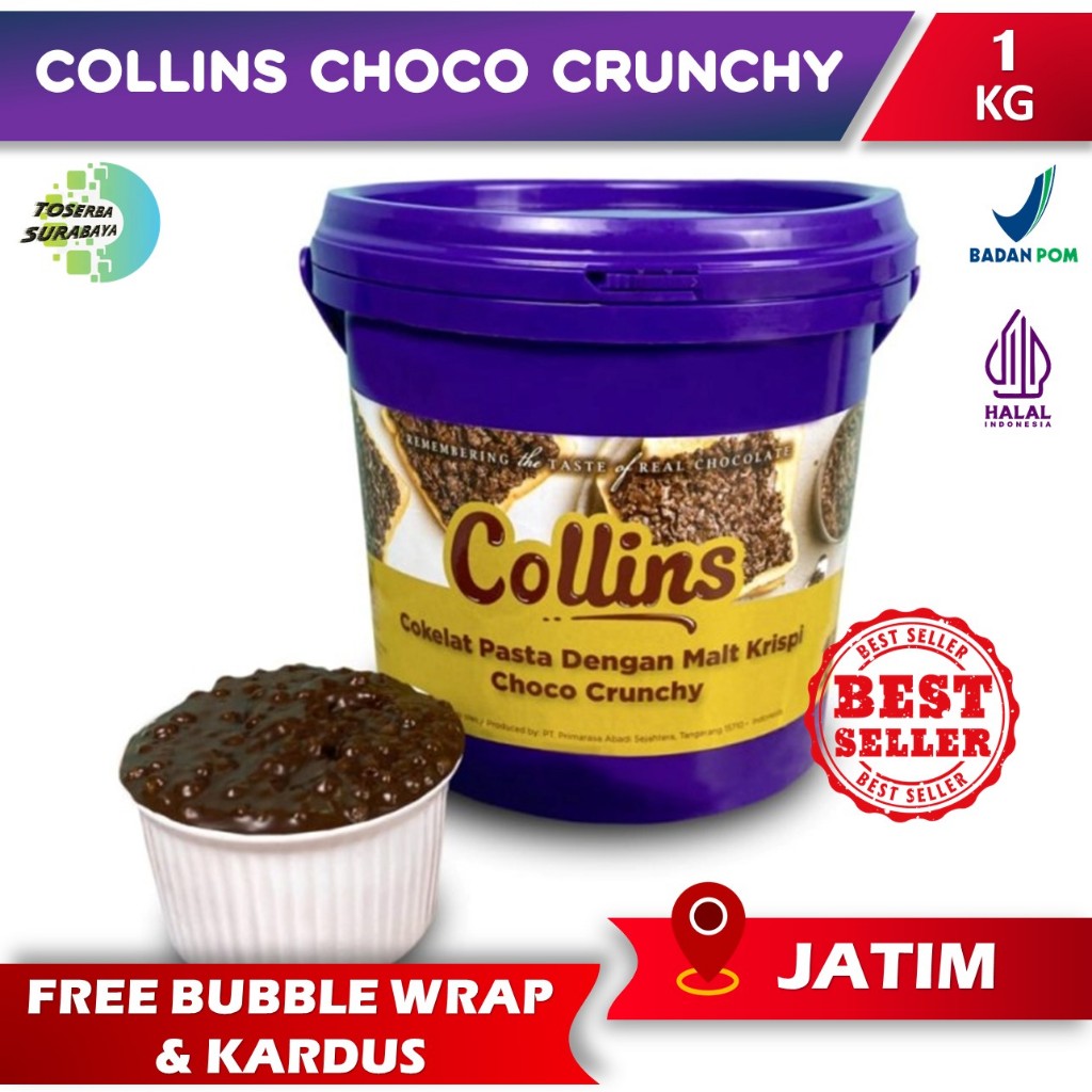 COLLINS CHOCO CRUNCHY 1KG - VIRAL Malt Chocolate Jam - | Shopee Singapore