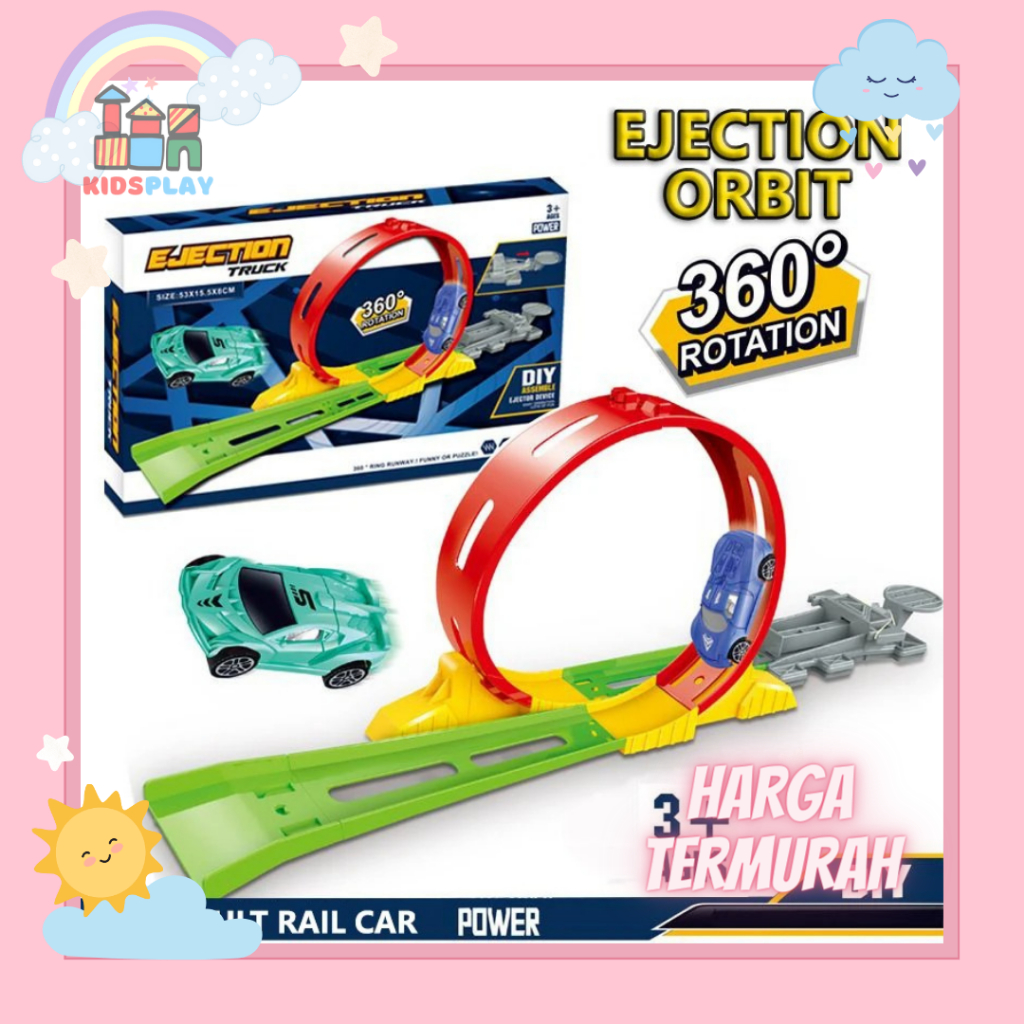 Ejection Track 360 Car Track Car Toy Track Car for Children Toy Car ...