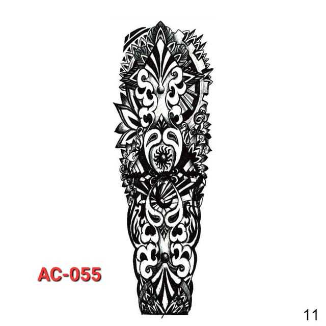 Temporary Tattoos Temporary Tattoos Full Arm Large Hand Temporary ...