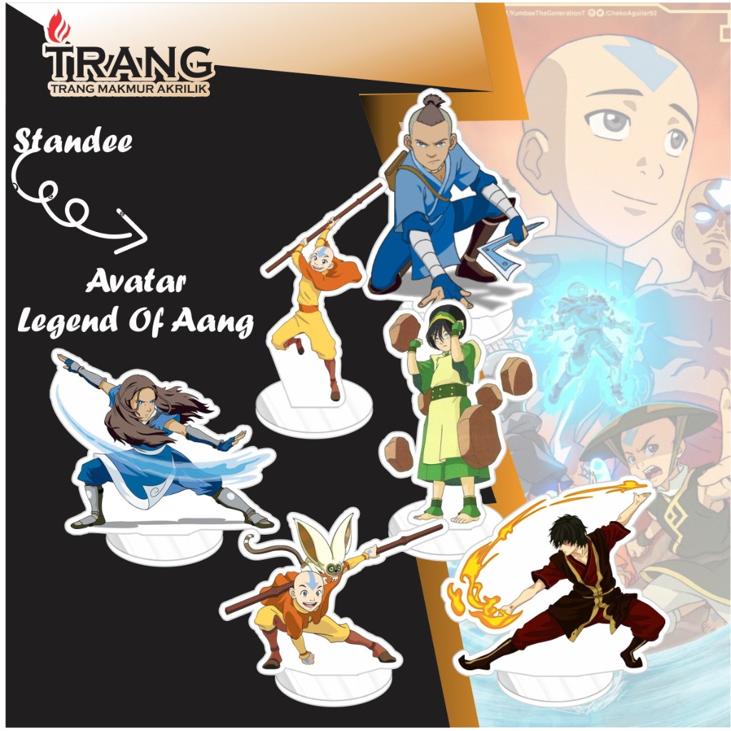 Standee figure Acrylic Avatar The Legend Of Aang/Standing Action figure ...