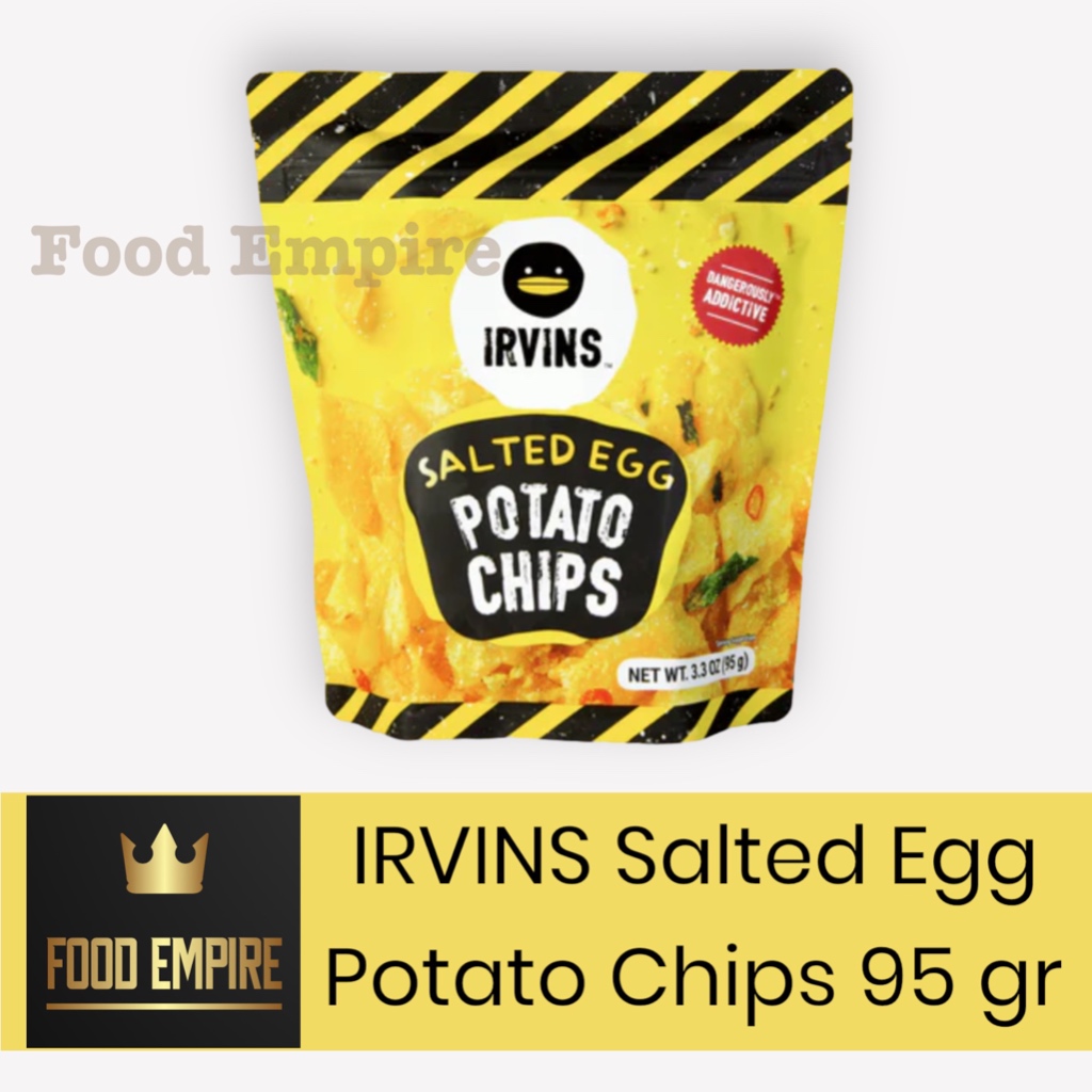 Irvins Salted Egg Potato Chips | 95 grams | Shopee Singapore