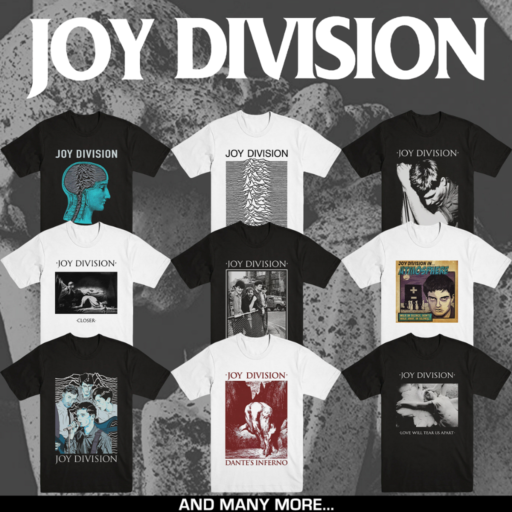 JOY DIVISION | BAND T-SHIRT | POST PUNK - ROCK | MERCHANDISE | Shopee ...