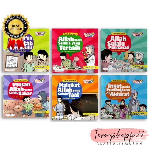 Children's Story Book Series Knowing Rukun IMAN Full Color Picture ...