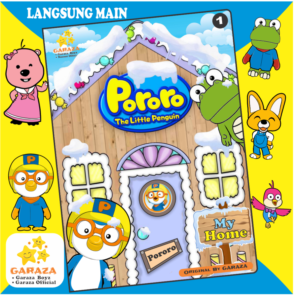 Paperdoll PORORO VOL.1 EDITION The Little Penguin Full Laminated ...