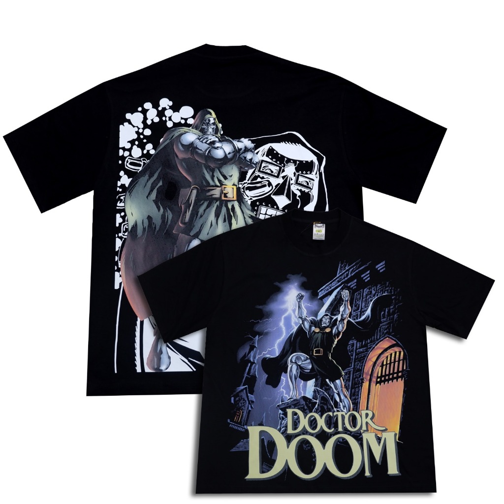 Tshirt Doctor Doom Marvel DC Kaos VIntage Bootleg Oversize | Shopee ...