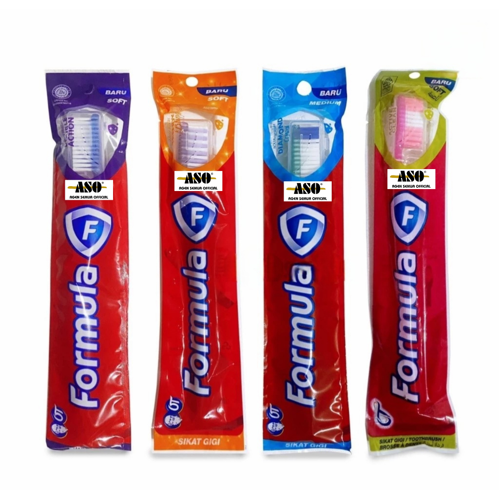 Toothbrush FORMULA ALL Variants (There Is A Lid) | Shopee Singapore