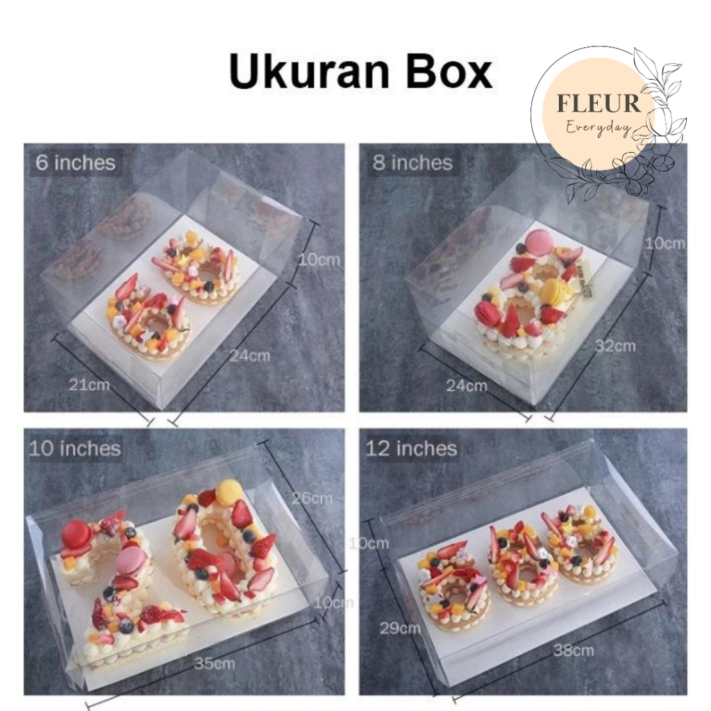 Cake Box alphabet Letters Cake Box tart Box Clear Cake Box Cake Box ...