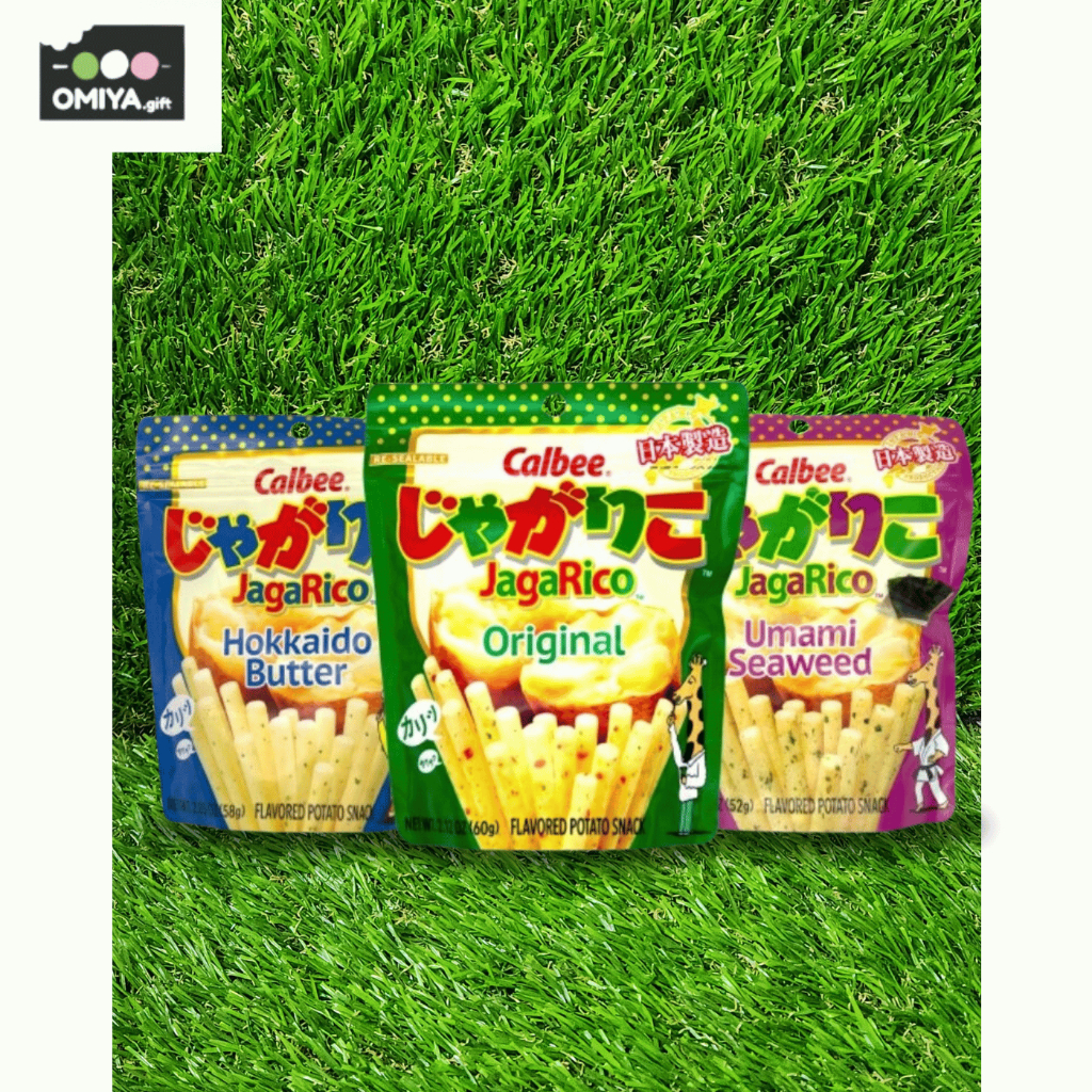 Calbee JAGARICO | Hokkaido Butter | Original | Umami Seaweed ORIGINAL ...