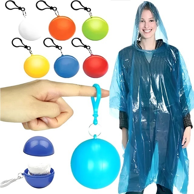 MY$! Disposable Practical Raincoat Ball Coat Concert Raincoat Plastic ...