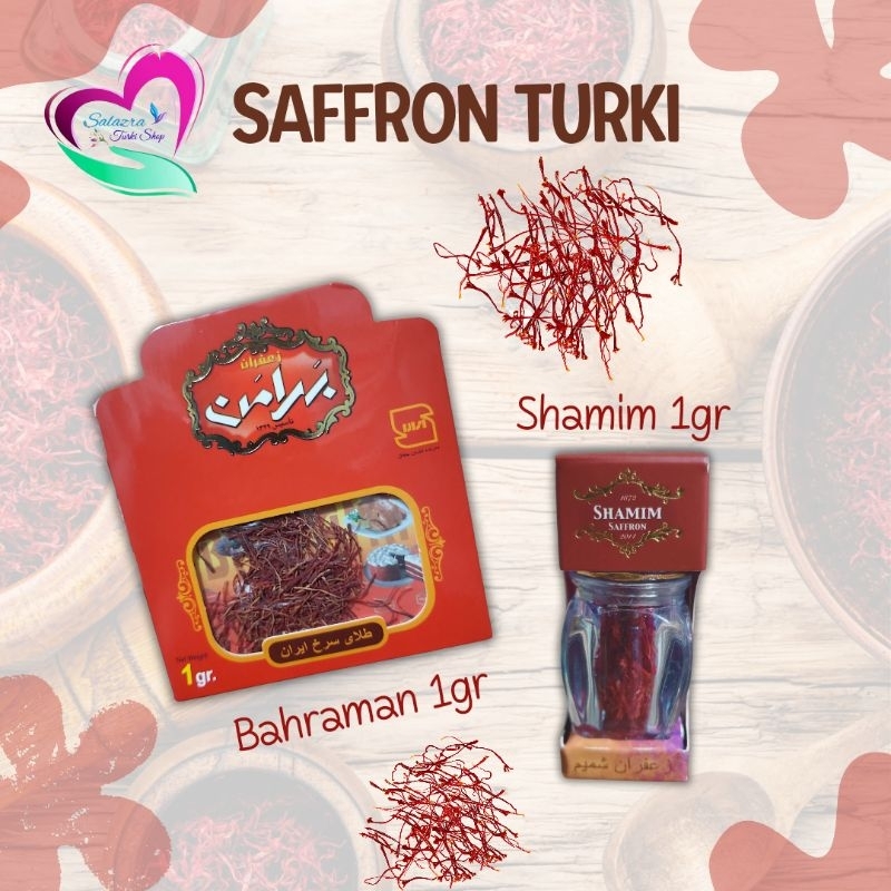 Saffron BAHRAMAN Turkey ORI IMPORT | Turkish SAFFRON 1 GR | Shopee ...
