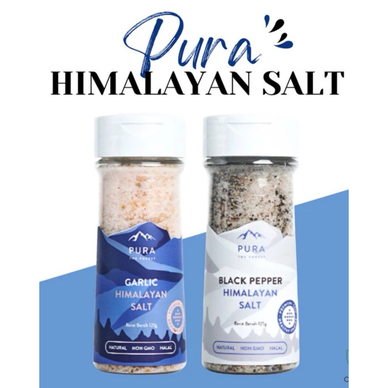 Pura Himalayan BOTTLE Pura Salt Himalayan mpasi Salt Pura Himalayan ...
