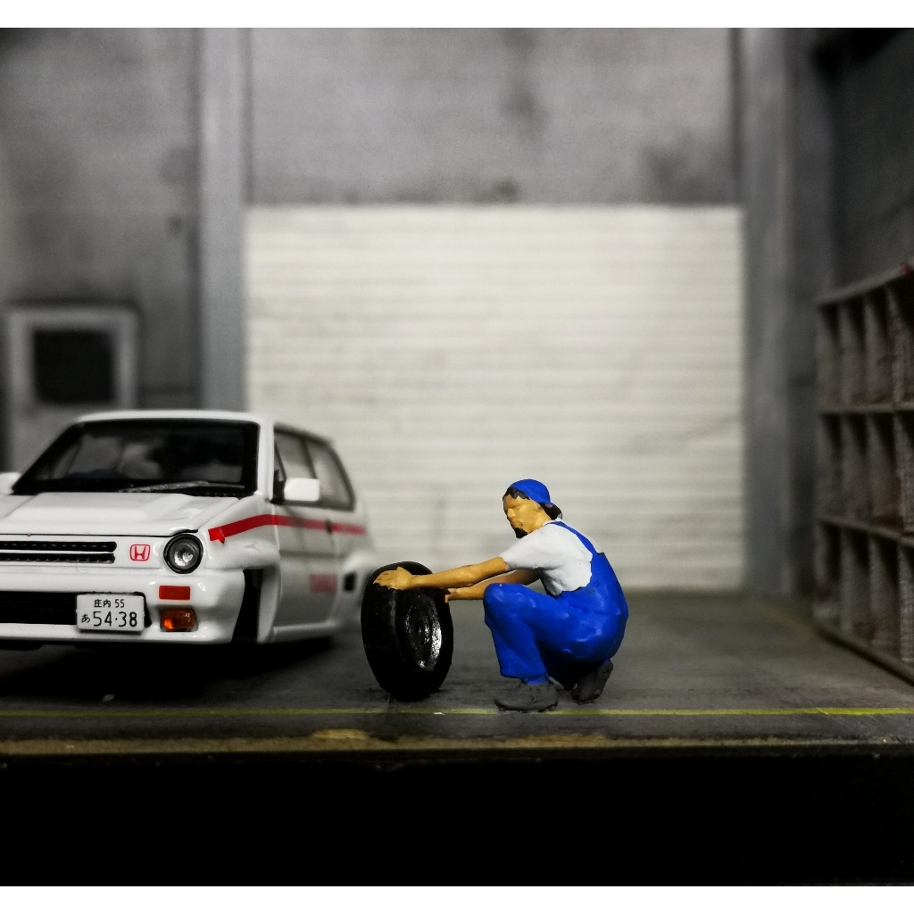 Figure 1 64 Men's Mechanic Mechanic Type 5 Diorama Diecast Hot Wheel ...