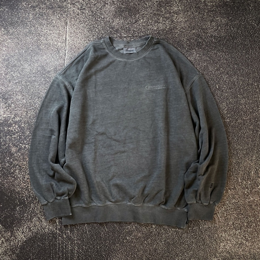 Cvrnt Type Crewneck Logo - Charcoal (Washed) Original Sweater | Shopee ...