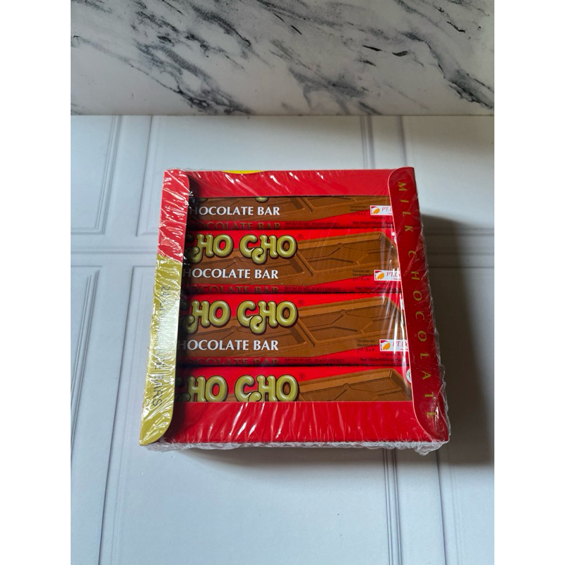 Cho CHO CHOCOLATE BAR Old School CHOCOLATE BOX Contains 24pcs | Shopee ...
