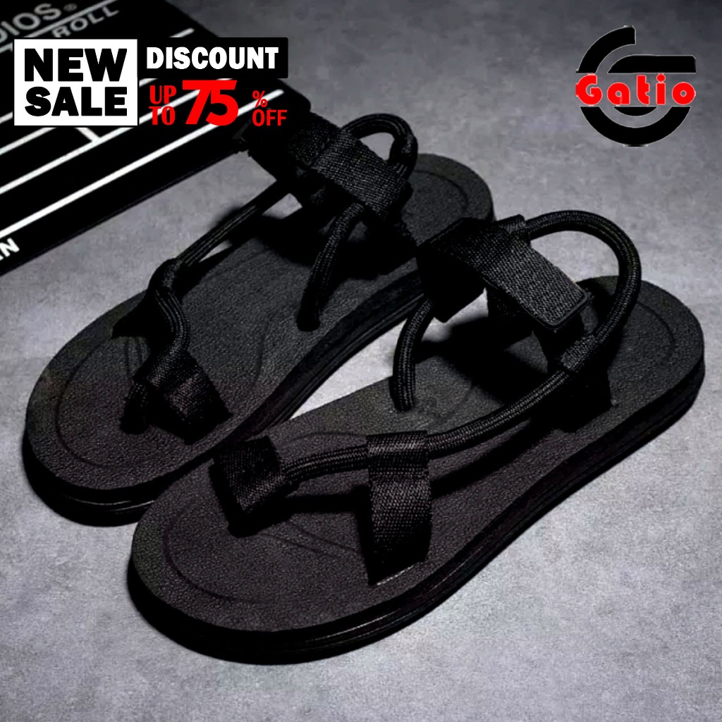 Gatio RZ01 Men's Travel Sandals Jumbo Big Ready Size 44-50 | Shopee ...