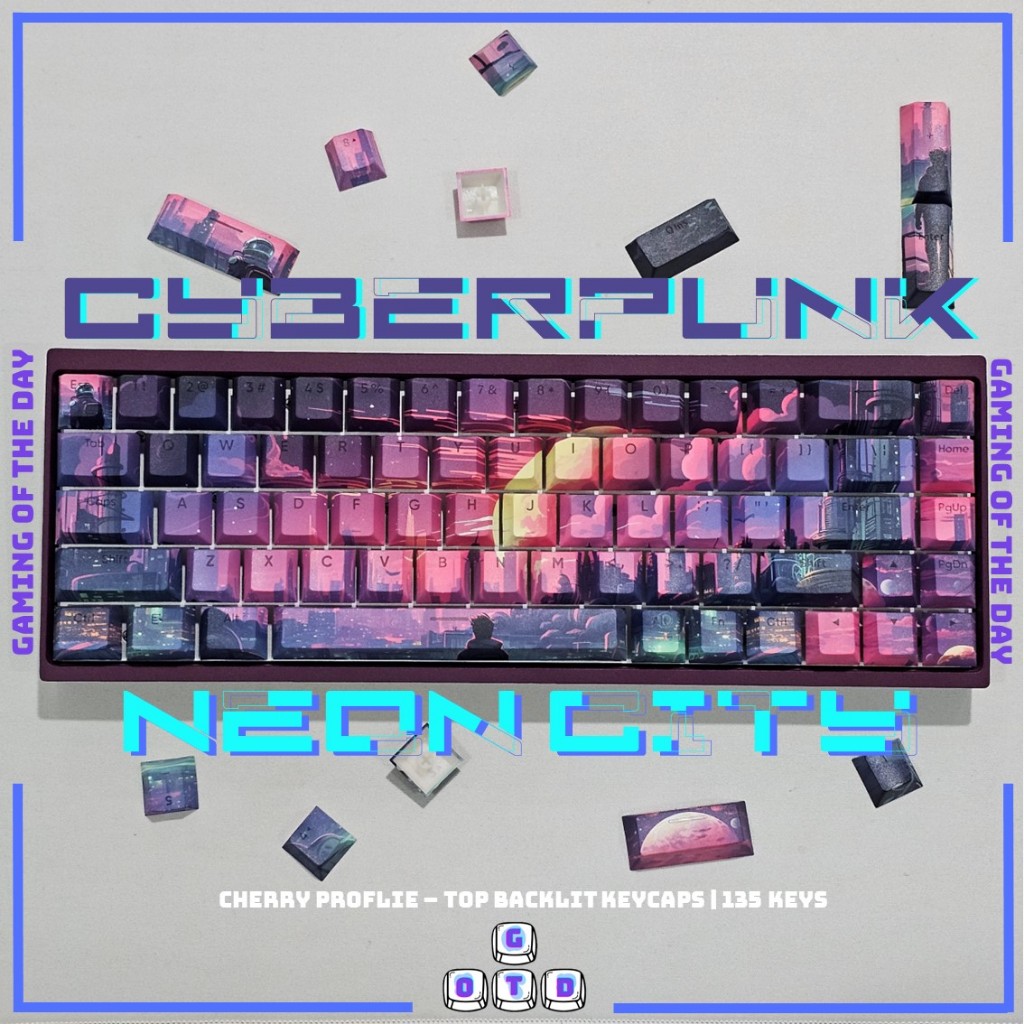 Cyberpurk NEON CITY - Cherry Profile - Shine Through LED Artisan ...