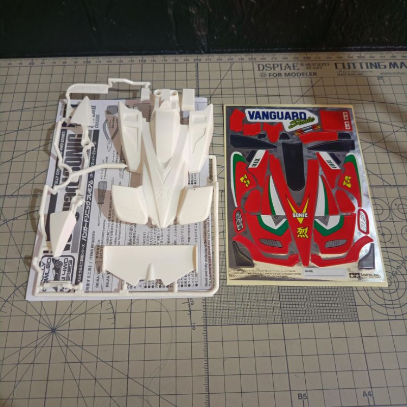 Tamiya 19935 BODY & DECAL MINI 4WD VANGUARD SONIC ORIGINAL | Shopee ...