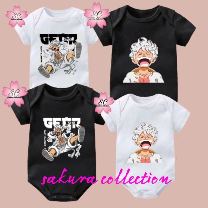 KATUN Baby JUMPER ANIME ONE PIECE LUFFY GEAR 5 | Jumper BABY ONEPIECE ...
