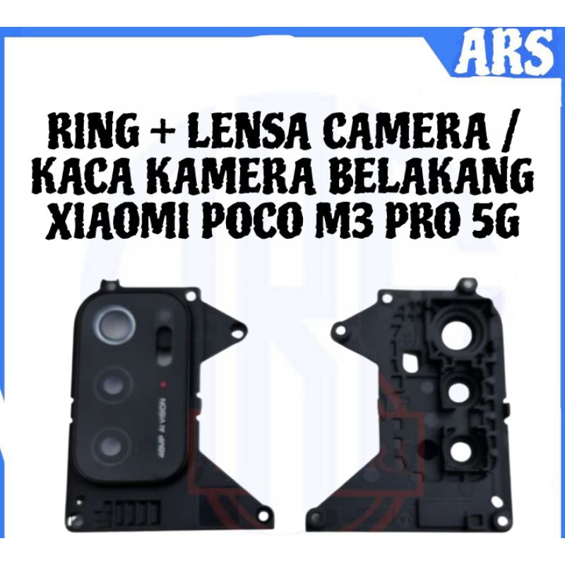RING + CAMERA LENS / REAR CAMERA GLASS XIAOMI POCO M3 PRO 5G | Shopee ...