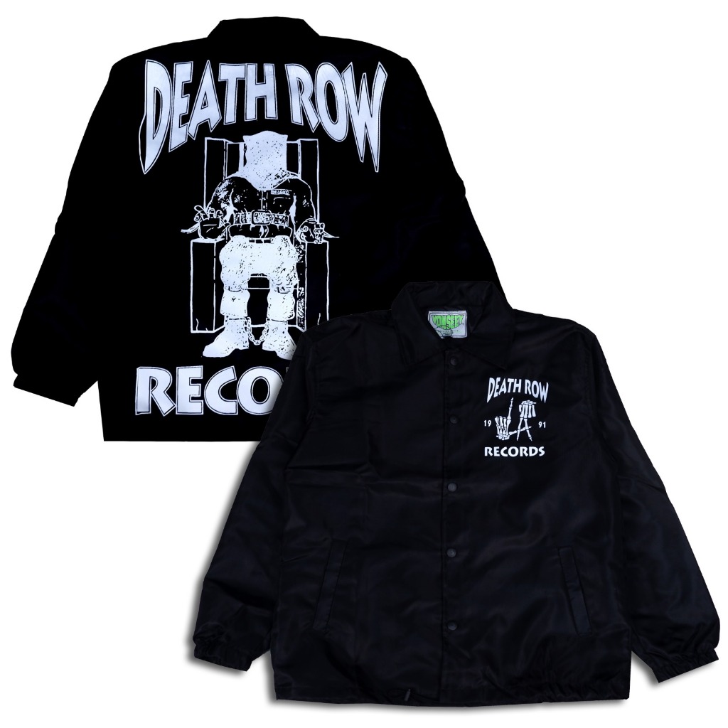 HITAM Death ROW RECORD JACKET COACH Black | Shopee Singapore