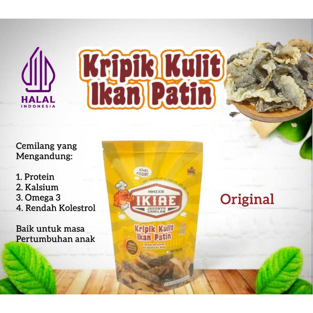 ORIGINAL PATIN FISH SKIN CHIPS 50g - IKIAE | Shopee Singapore