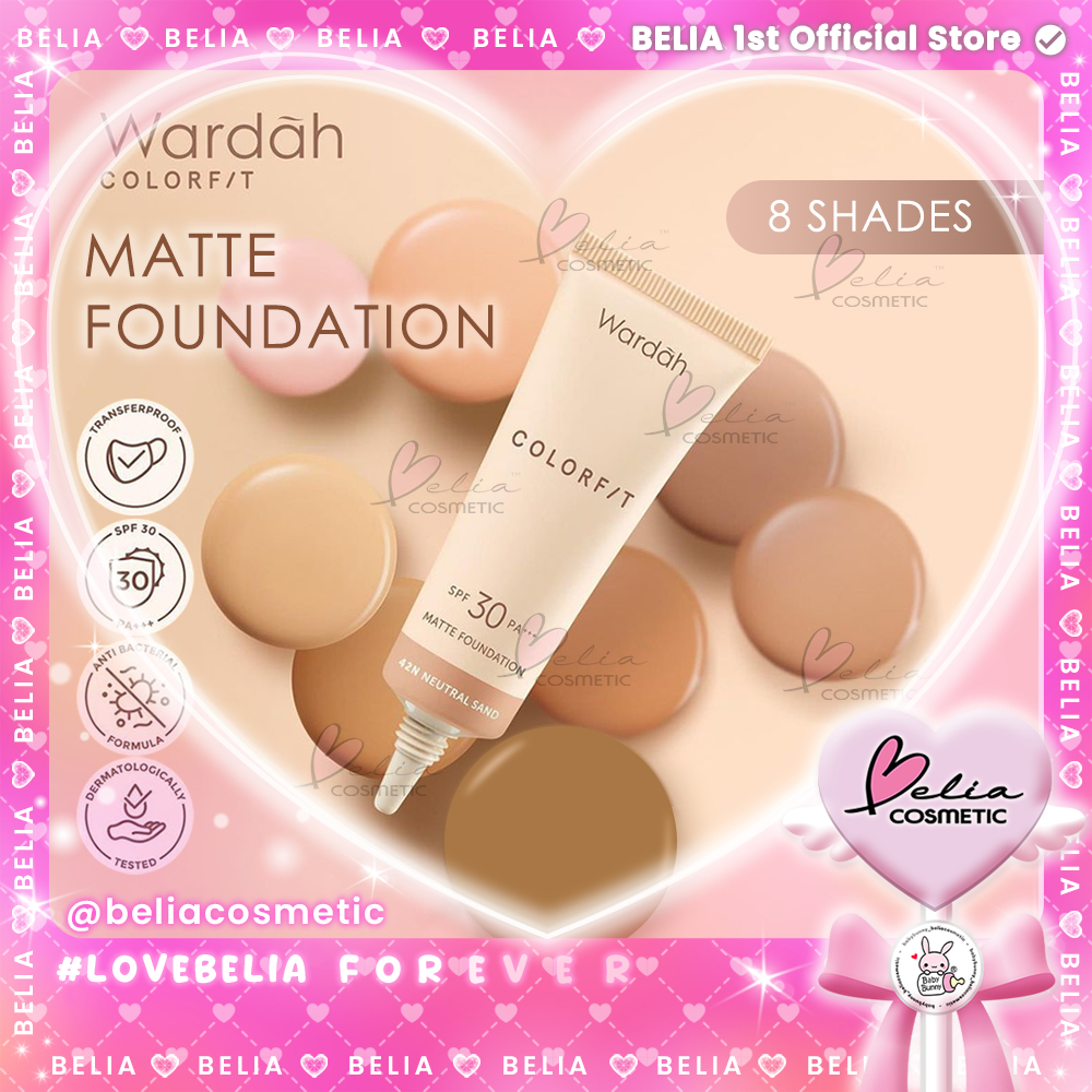 YOUTH WARDAH Colorfit Matte Foundation SPF 30 PA+++ 25mL | Foundation ...