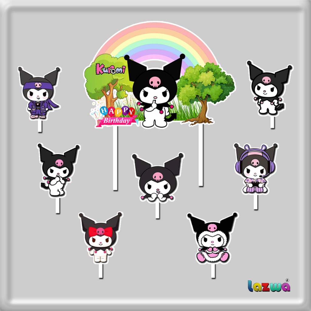 Kuromi cake Topper cake Decoration | Shopee Singapore