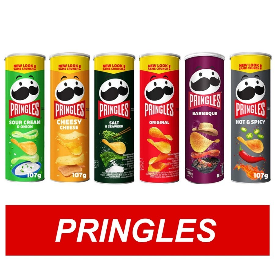 Pringles POTATO CHIPS / POTATO CHIPS 102 grams ALL Variant | Shopee ...