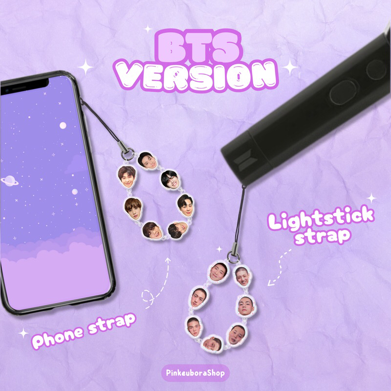 Bts Phone Strap | Lightstick Strap [Cannot Be CUSTOM] | Shopee Singapore
