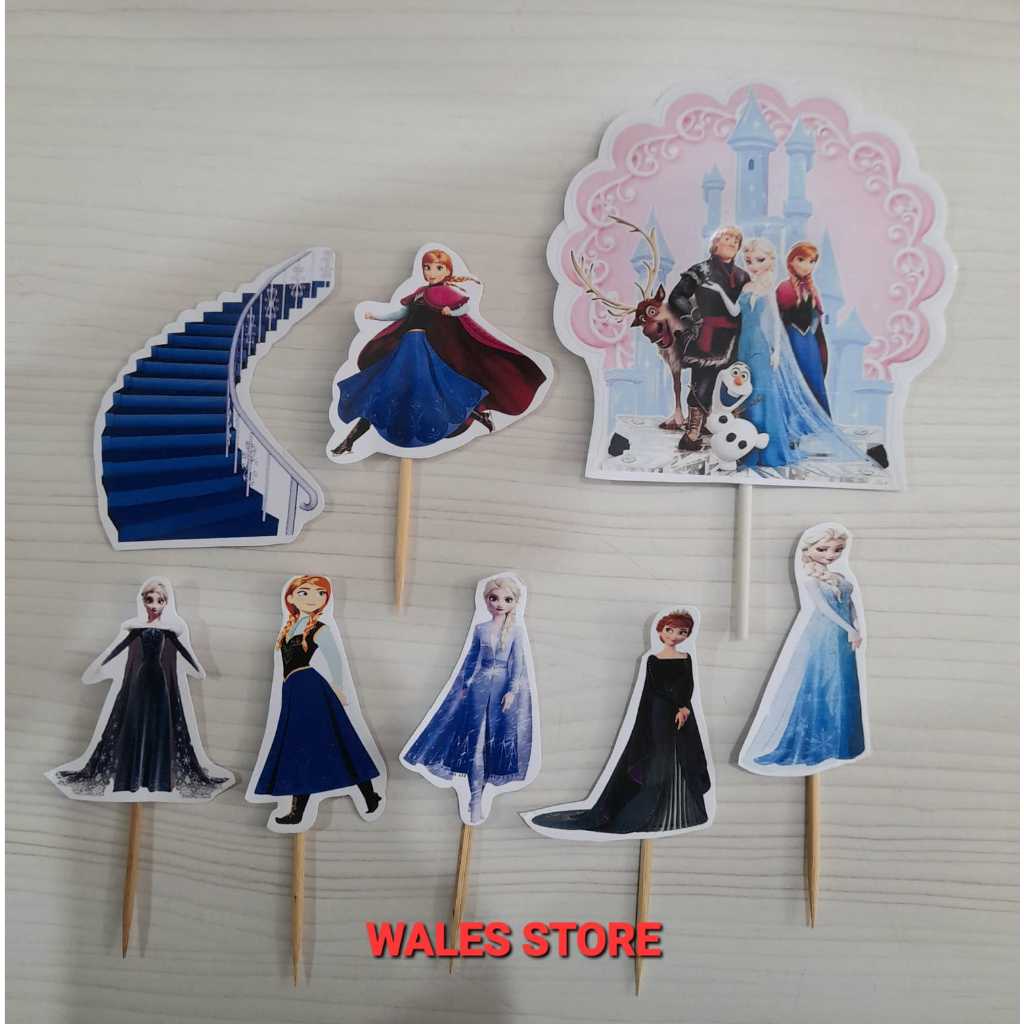 Frozen CAKE TOPPER / BIRTHDAY STOPPER / QUALITY STOPPER | Shopee Singapore
